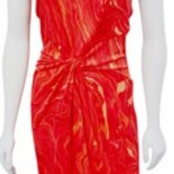 Michael Kors Collection | Dresses | Michael Kors Collection Orange ...